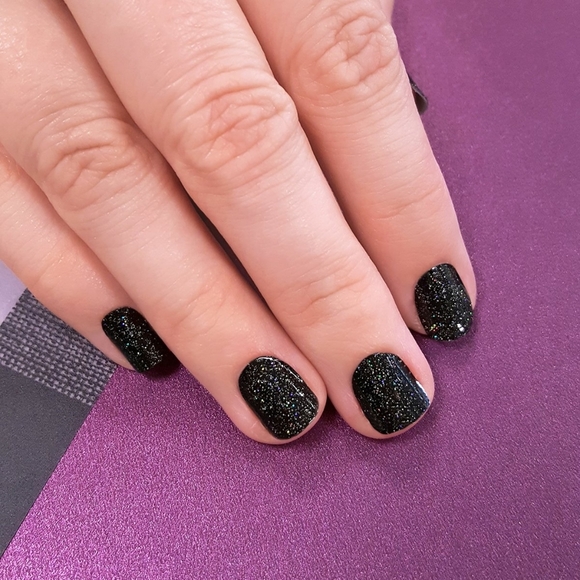 Incoco | Makeup | 22 Party Time Nail Wraps Incoco Nails Black Glitter ...